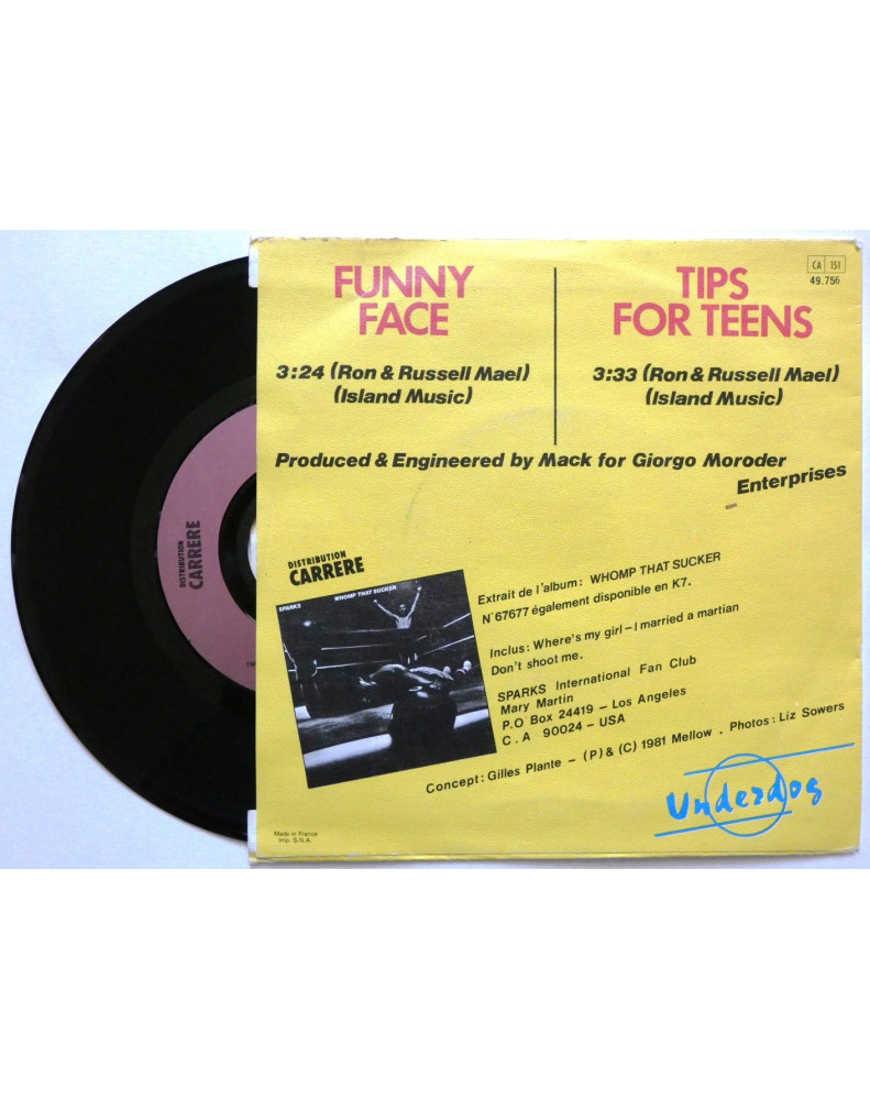 SPARKS - FUNNY FACE / TIPS FOR TEENS