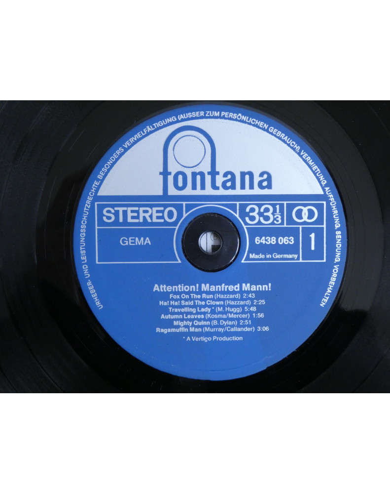 MANFRED MANN - Attention! Manfred Mann!