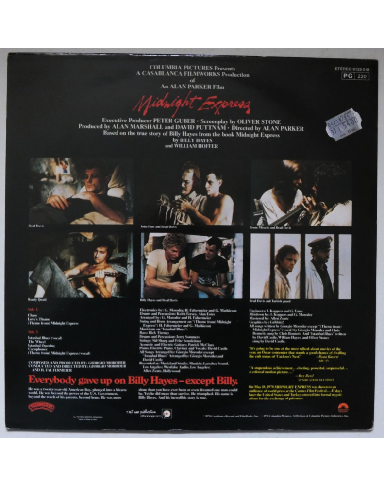 GIORGIO MORODER - Midnight Express (Music From The Original Motion ...